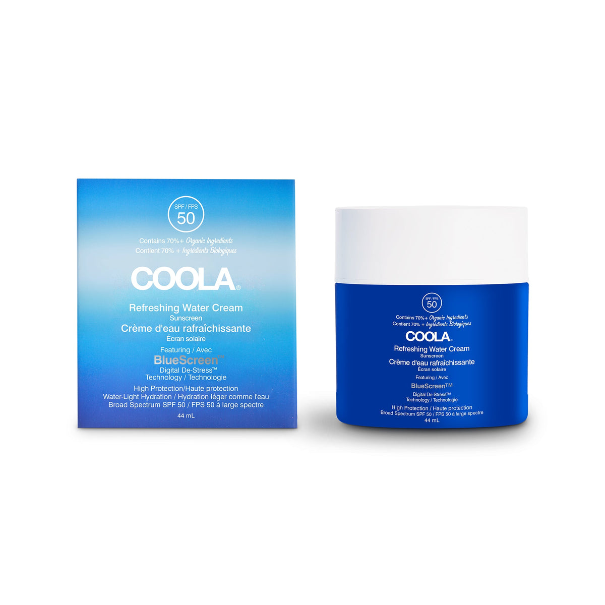 Refreshing Water Cream Organic Face Sunscreen SPF 50 – coola-de